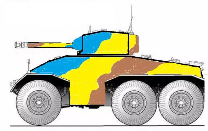 4x4 systeem. Alternative oarloch yn Noard -Afrika