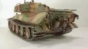 Пантер танкы 3 яки тәҗрибәле машина VK 4509 (H) Coundгары залда кеше дөньясында