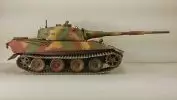 Пантер танкы 3 яки тәҗрибәле машина VK 4509 (H) Coundгары залда кеше дөньясында