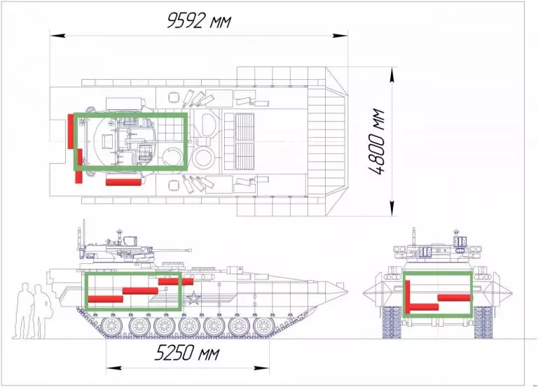 T-17. Multifunctionele raketank op basis van het 