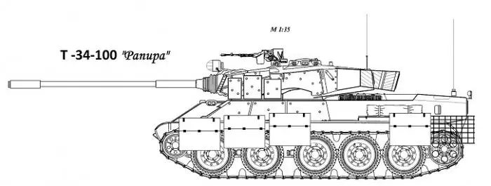 Valmistettu USSR: ssä. Unohdettu vaihtoehto. T-29 - T-34