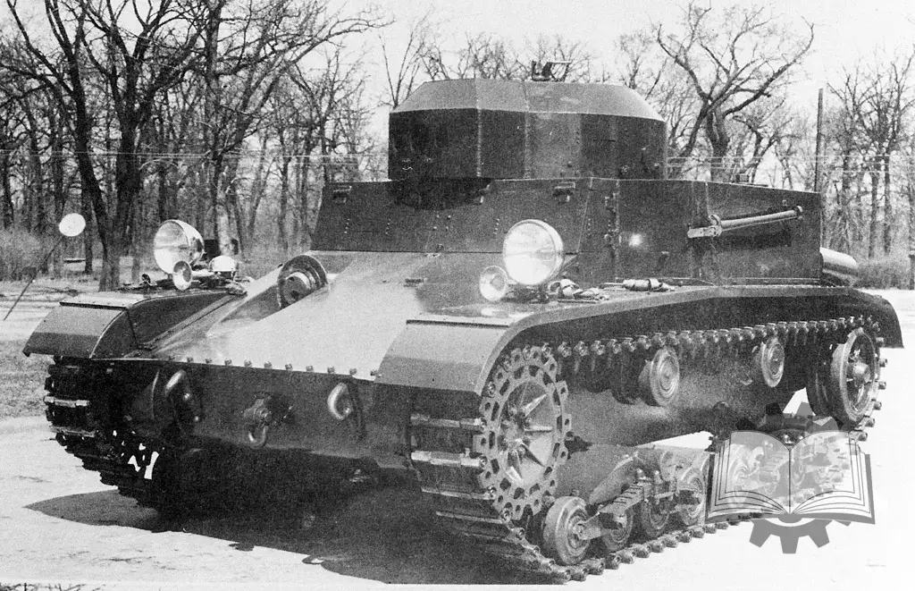 Light Tank T2 неўзабаве пасля пабудовы, Красавік 1934 года