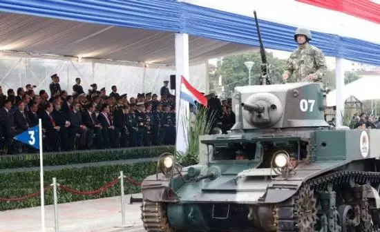 Paraguay restores Tanks M3 Stuart and M4 Sherman