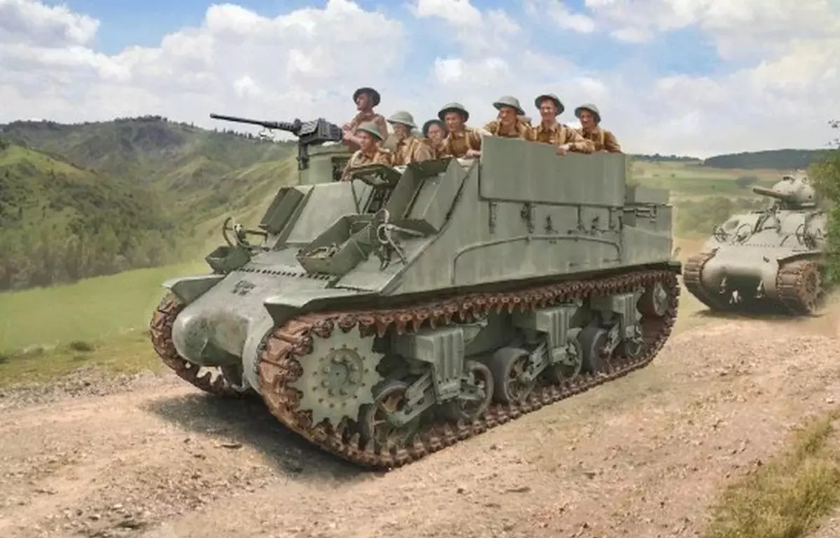 The most unusual armored personnel carrier of the Second World War