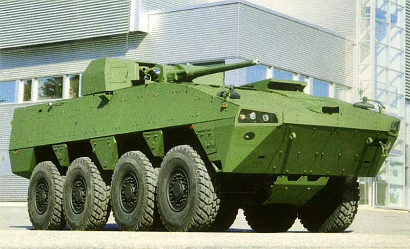 Versi BMP sing janjeni kanggo tentara Finlandia kanthi turret PROTECTOR Medium Kaliber RWS