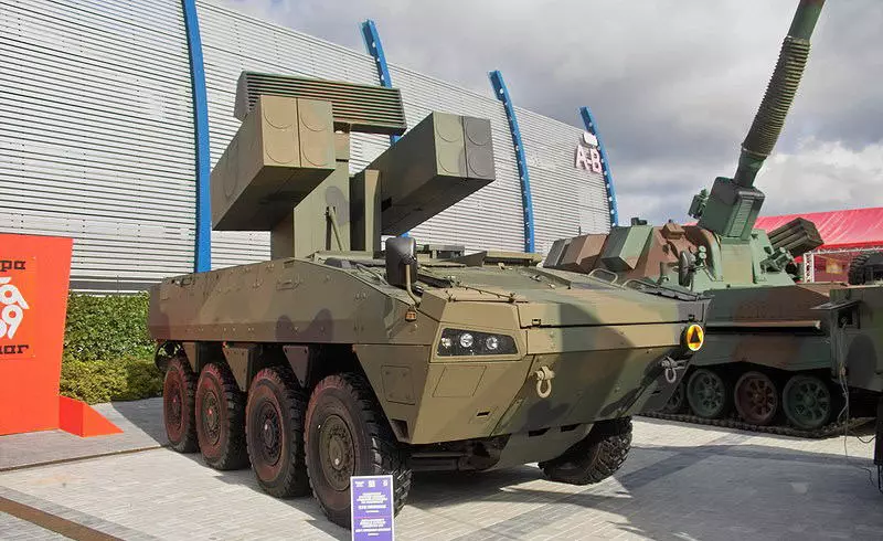 Ígéretes légvédelmi rendszer a Patria AMV alvázán