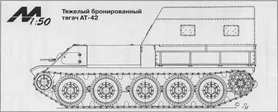 Tarracóir armtha AT-42. 1940 USSR