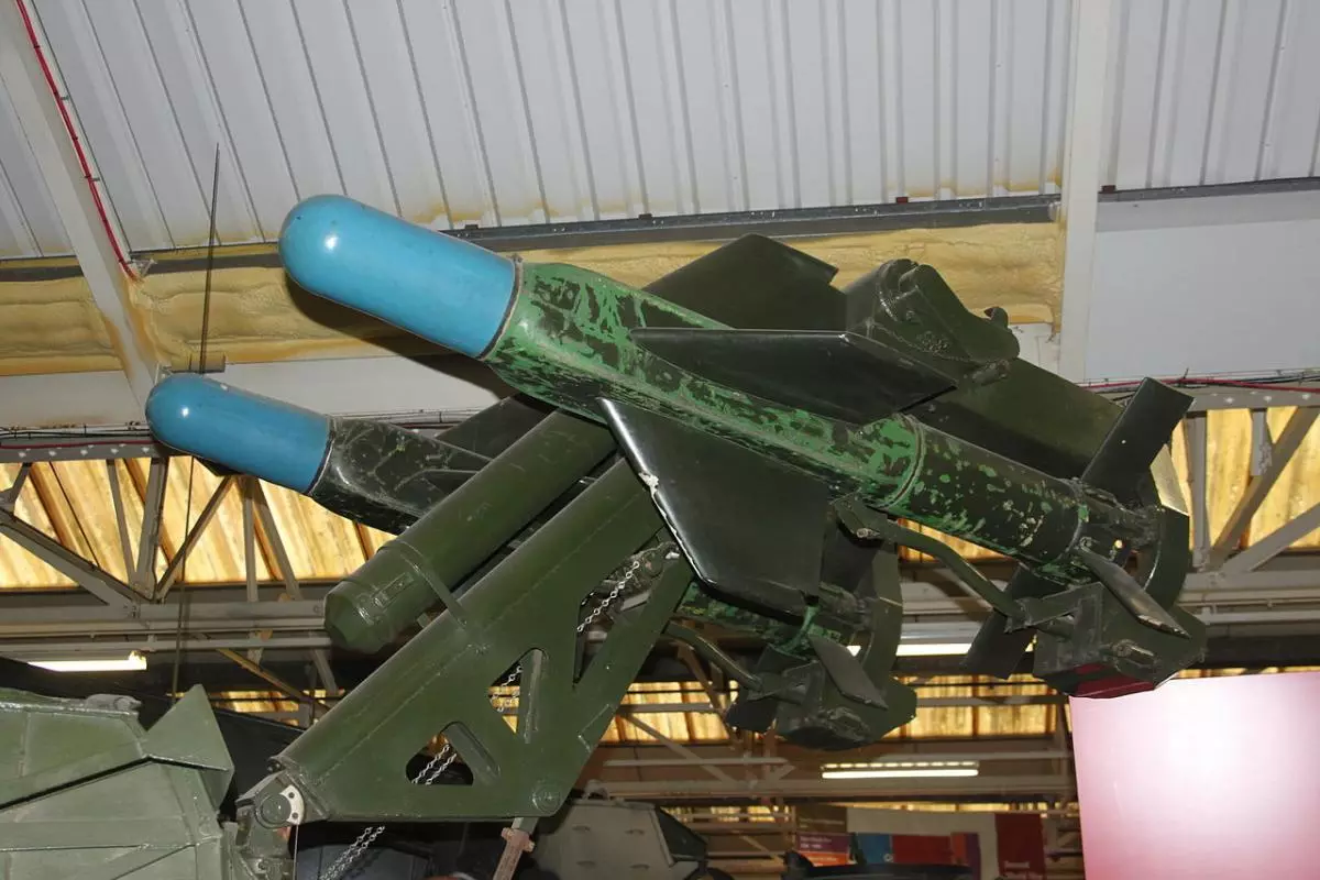 Ang ATGM Malkara gipakita sa Tank Museum, Bovington