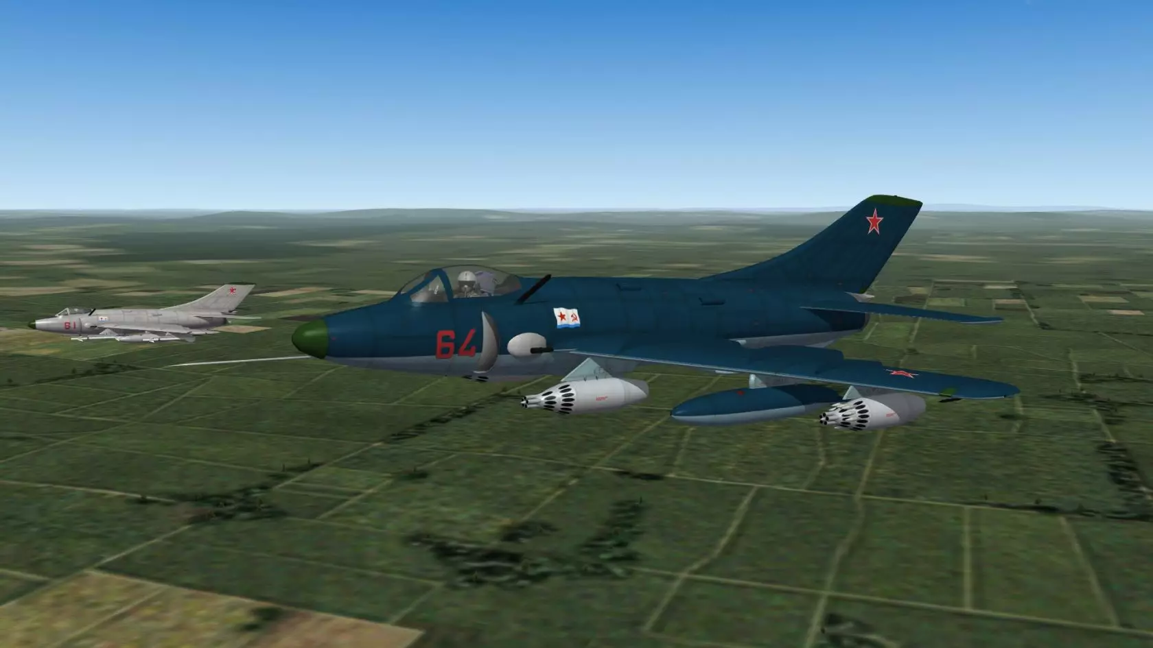 Alternativ Deck Fighters Mig-19k. den USSR