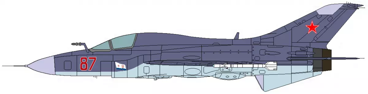 ତେଣୁ ଡେକ୍ ଫାଇଟର୍ mig-21k4 ର ପ୍ରକଳ୍ପ |