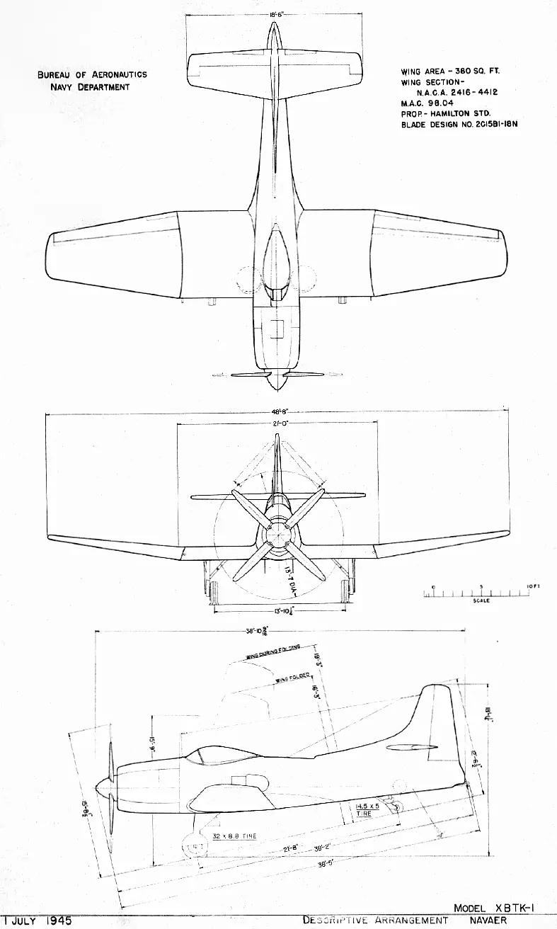 Odziwa bwino Bomber Kaiser-Fretwings XBTK. USA