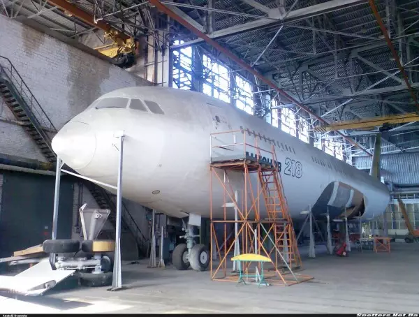 The project of the wide-body medium-hydraulic passenger aircraft An-218. Ukraine