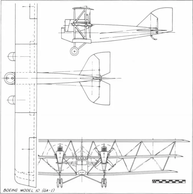 Lub dav hlau tua rog Boeing Qauv 10 (GA-1, GA-2). Tebchaws Asmeskas