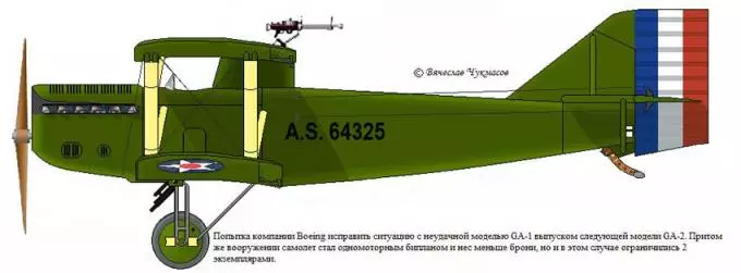 Lub dav hlau tua rog Boeing Qauv 10 (GA-1, GA-2). Tebchaws Asmeskas