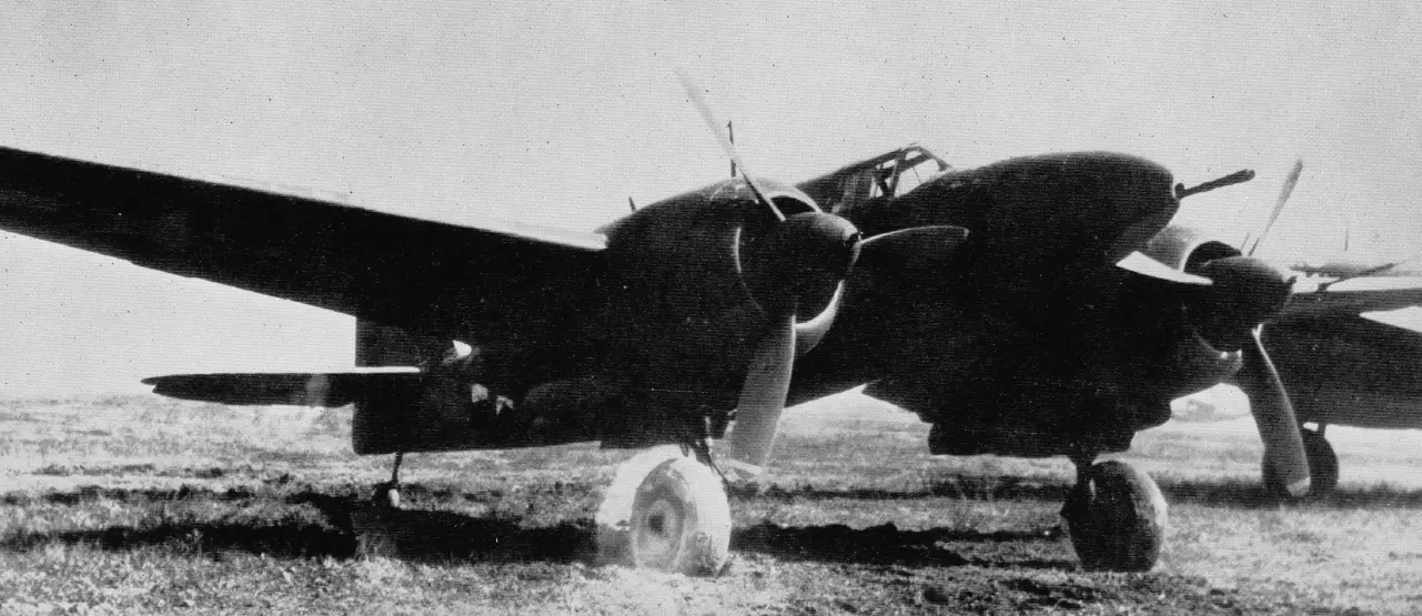 Hard Fighter-Attack Aircraft Kawasaki Ki-102.