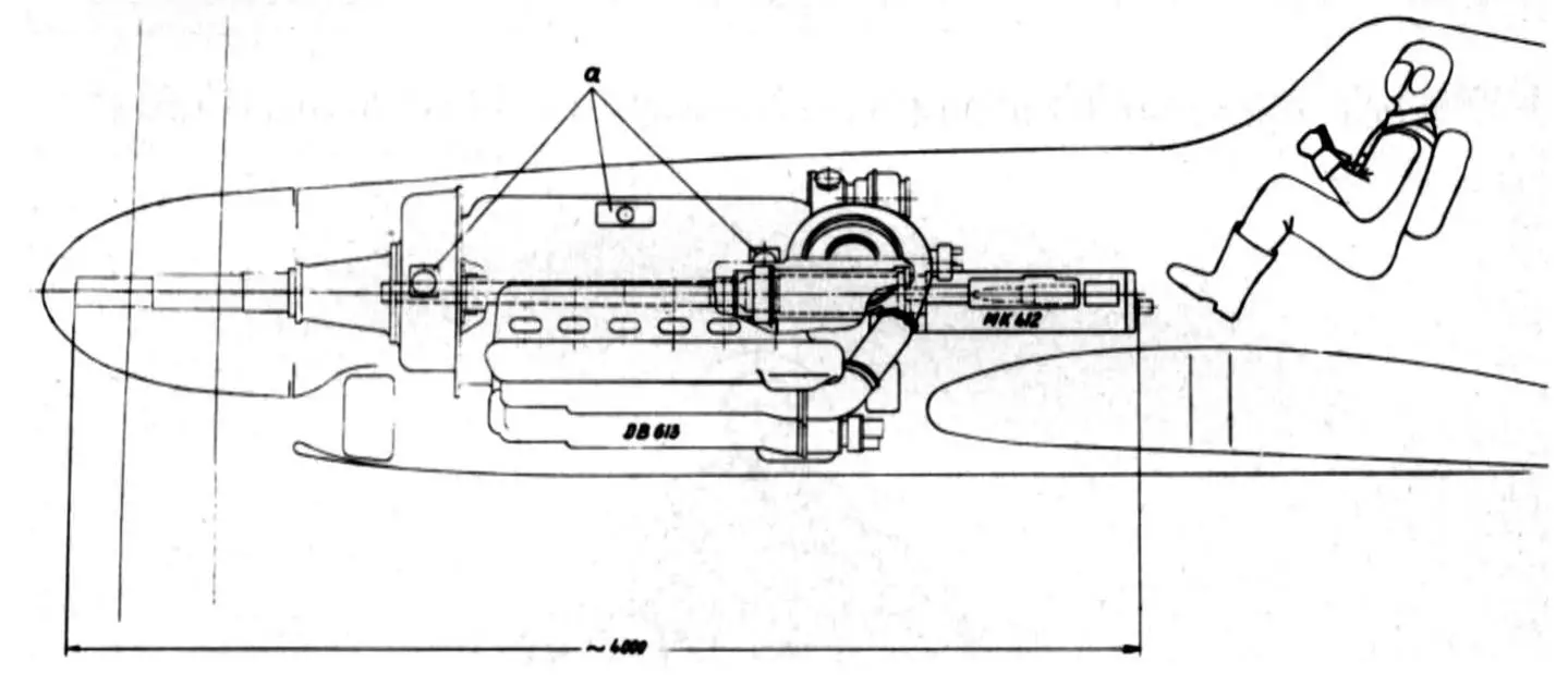 انجڻ ڊي بي -1 613 MK 412 موٽر گن