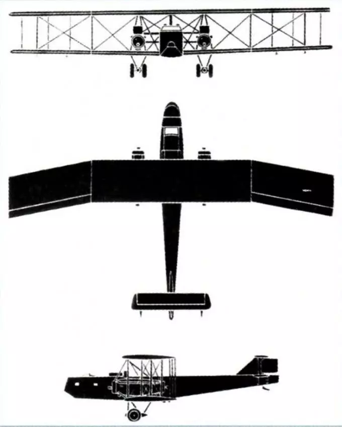 Când preocuparea Schneider a creat avioane militare. Partea 1 Experimentat bombardier de noapte greu Schneider Henri-Paul