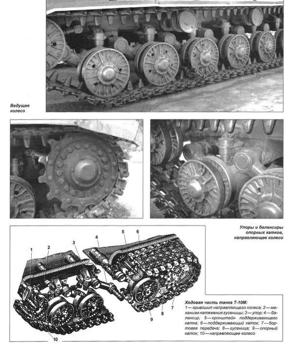 Ciężki zbiornik T-10m. ZSRR.