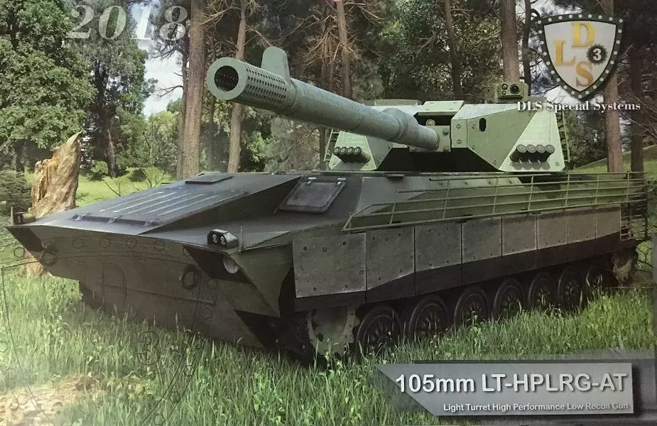 Leichter serbischer Tank auf dem Chassis "Nelken"