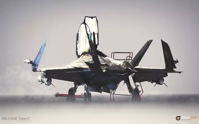 Mig-41kub. Generasi Kelima Fighter dari Angkatan Udara Uni Soviet