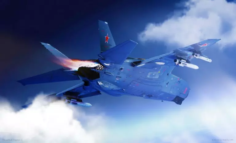 Mig-41kub. Generasi Kelima Fighter dari Angkatan Udara Uni Soviet