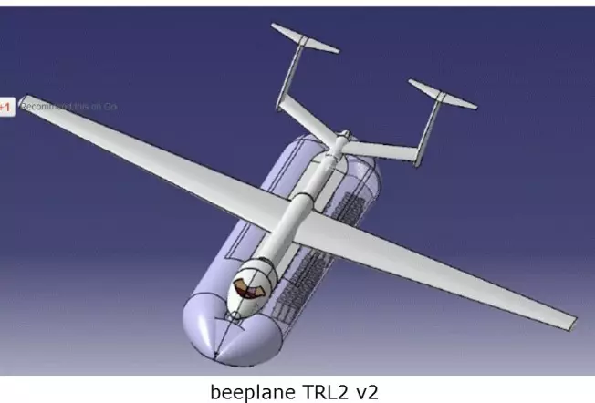 Outro proxecto de avións con módulos substituíbles. Agora os franceses. Bee-Plane TRL