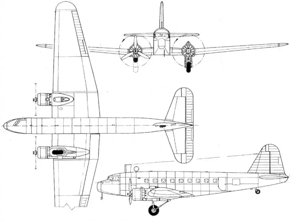 Dvojdverové osobné lietadlá FIAT G.18. Taliansko