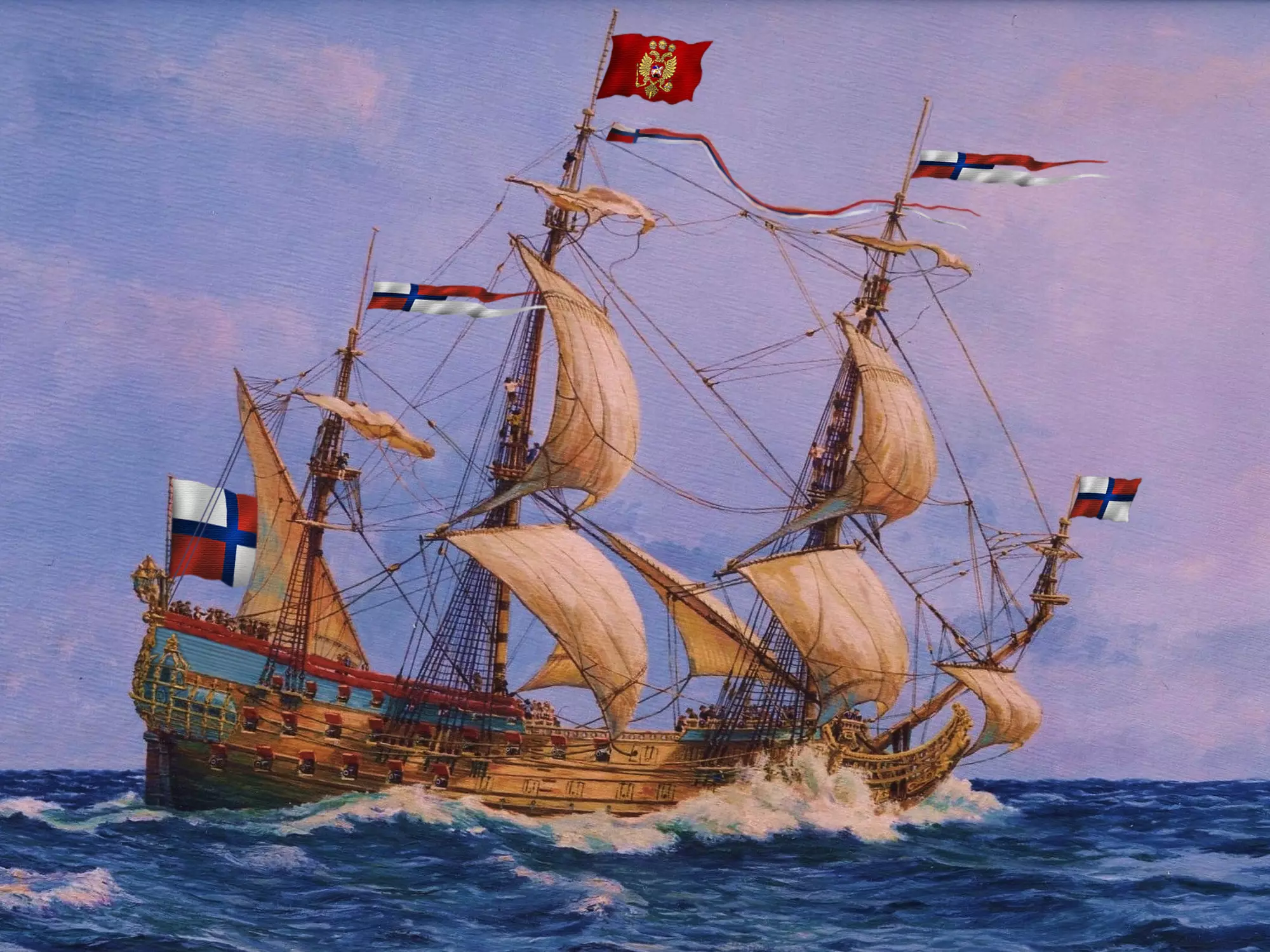 Roma Katelu. Armada Rusia ing abad XVI-XVII. Bagean VII. Kapal Angkatan Laut Rusia (1635-1653)