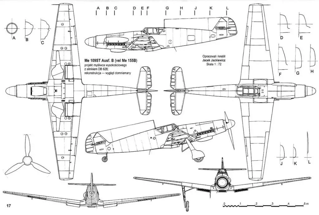 Mouser aeronaus alemany Daimler-Benz DB 628 i avions equipats