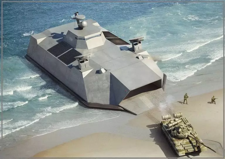 Hoe zal de nieuwe landingstank voor de Russische Marine zijn