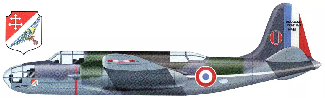 I-Aviation Emhlabeni we-Alternative France (MFG). Abezinye izizwe: Douglas DB-7