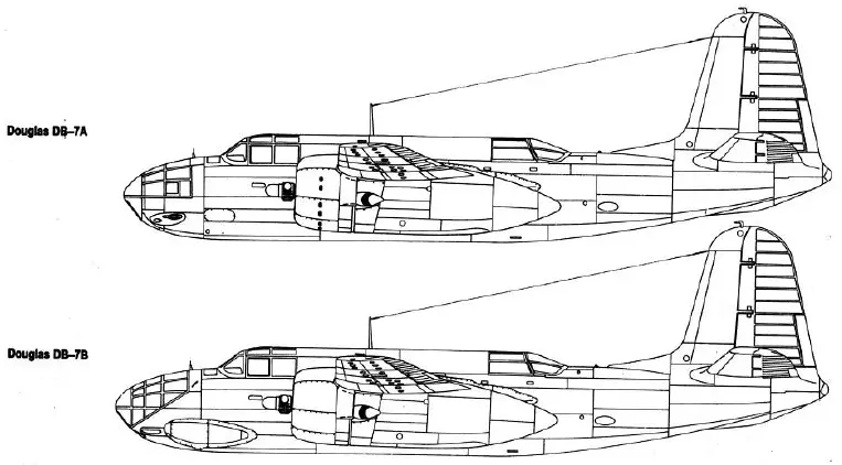 I-Aviation Emhlabeni we-Alternative France (MFG). Abezinye izizwe: Douglas DB-7