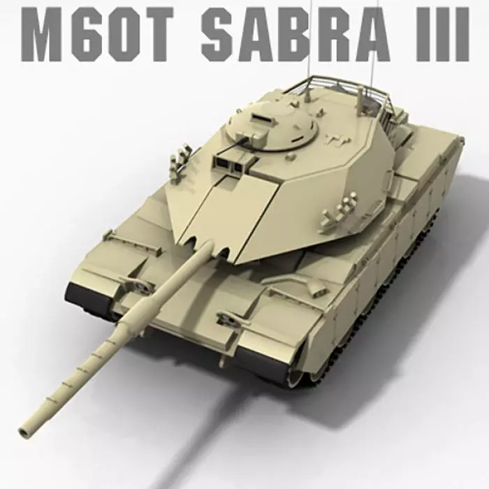 Tyrkneska-Ísraela American eða aðal bardaga tankur M60t 