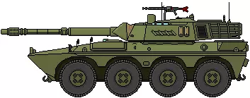 Nagkalainlain nga mga armored nga mga sakyanan sa Pixel Graph-2.