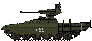 Nagkalainlain nga mga armored nga mga sakyanan sa Pixel Graph-2.