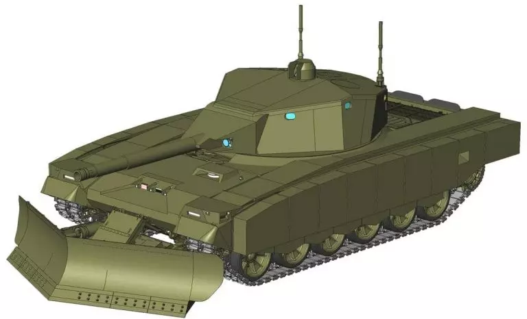 El tanque ruso para la batalla en la ciudad será no tripulado.