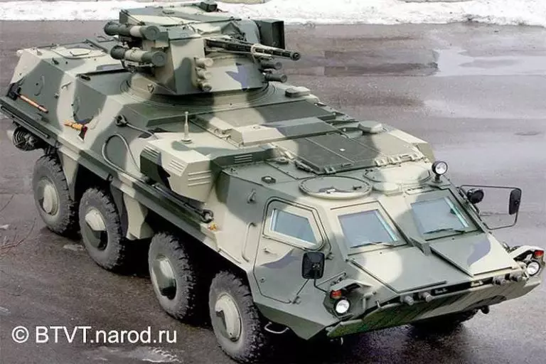 د اوکراین د بریج BM-7 سانپ د شک لامل نه کوي. دا د 30 ملی مټ ټوپک سره وسله وال دی، .66 MM ماشین ټوپک، 30 ملی میتره AG او دوه پیشو
