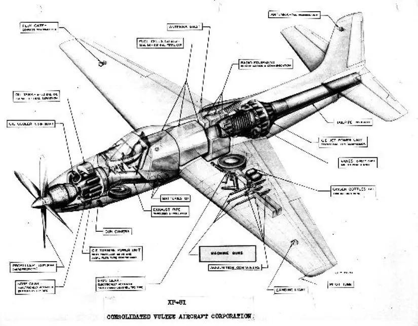 Đề án bố trí XP-81. Flickr.com.