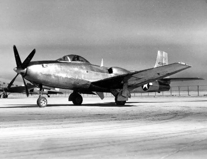 XP-81 генералдык көрүнүшү. Flickr.com.