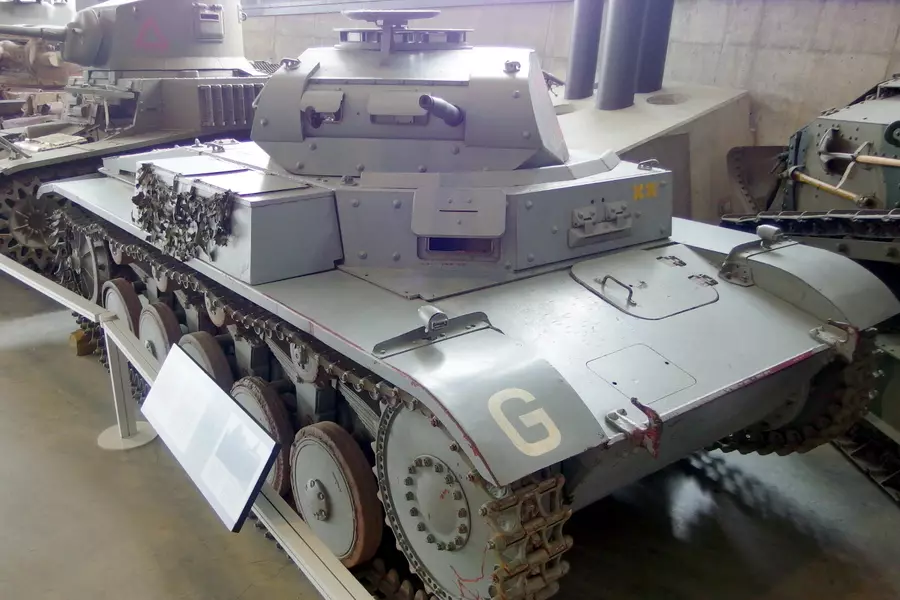 pz.kpfw.ii ausf.c ในพิพิธภัณฑ์ทหารแคนาดาในออตตาวา รถถูกนำไปยังประเทศในฐานะพิพิธภัณฑ์นิทรรศการหลังจากสงครามชาวแคนาดาไม่สนใจโซลูชันทางเทคนิค