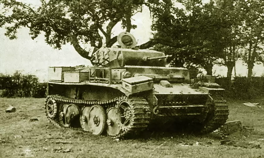 Pz.Spah.Wg.II नर्मन्डी, 1944 मा सहयोगीहरु द्वारा कब्जा गरीयो