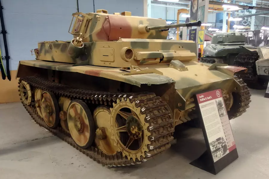 pz.spah.wg.ii จากพิพิธภัณฑ์รถถังอังกฤษใน Bovington