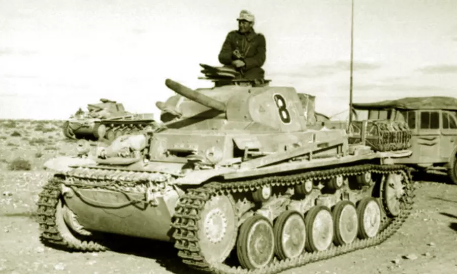 Afrikako iparraldeko 15. Panzer Dibisioko Pz.Kpfw.II