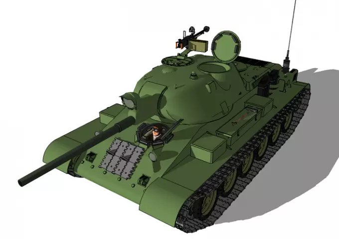 A wnaed yn yr Undeb Sofietaidd. Tank T-32