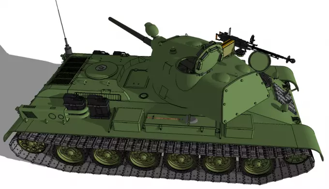 SSCB'de yapılır. Tank T-32