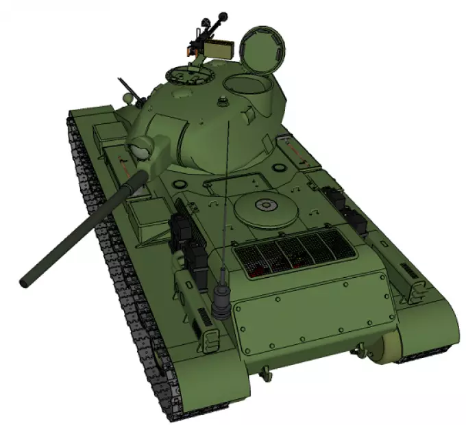 SSCB'de yapılır. Tank T-32