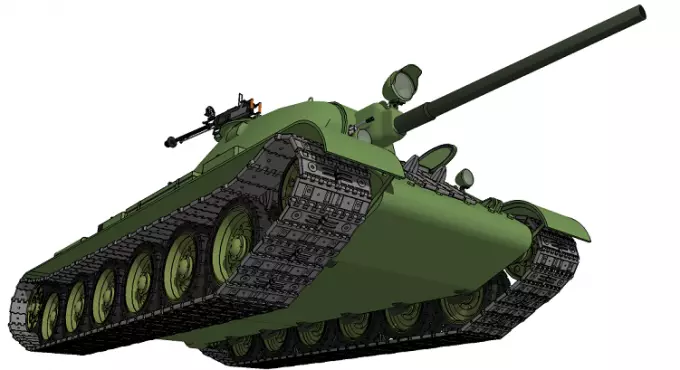 SSCB'de yapılır. Tank T-32