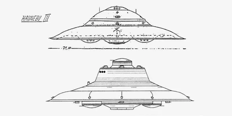 Haunebu III און HauneBu IV Super שווער דיופּלעס, ניט וואָג