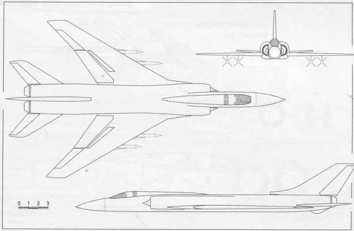 Eine der Optionen für das Tu-138-Projekt