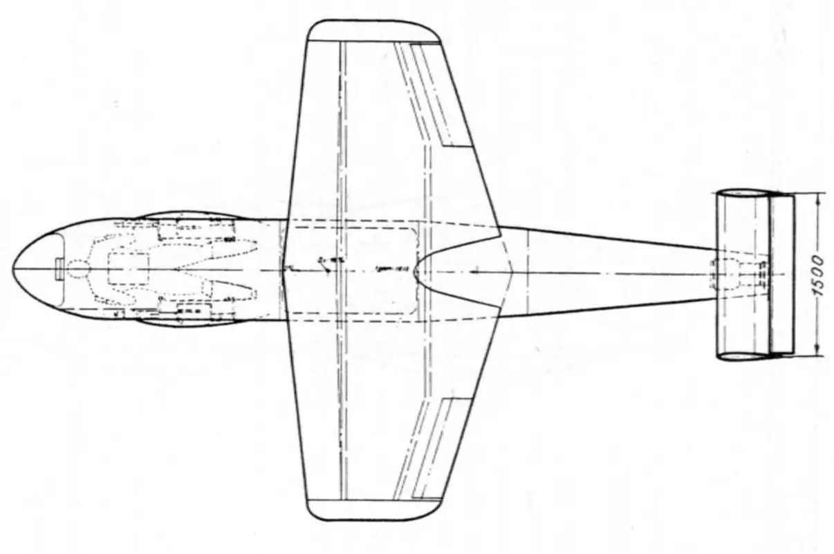 ジュリアターゲット防空戦闘機のプロジェクト図面